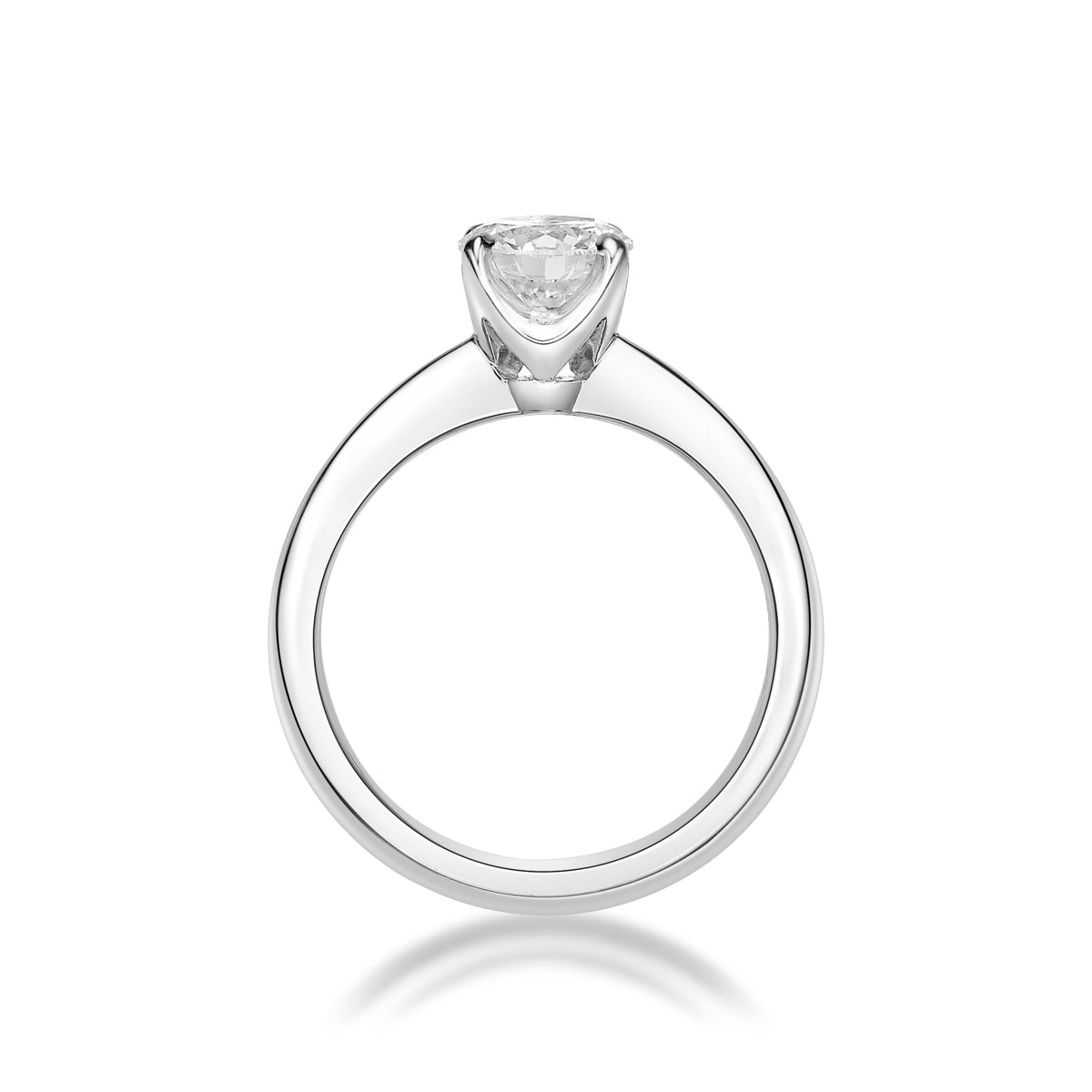 Signature 4 Claw Crown Setting With Round Brilliant Diamond – Ryder ...